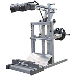 Legend Squat Machine with Calf Blaster